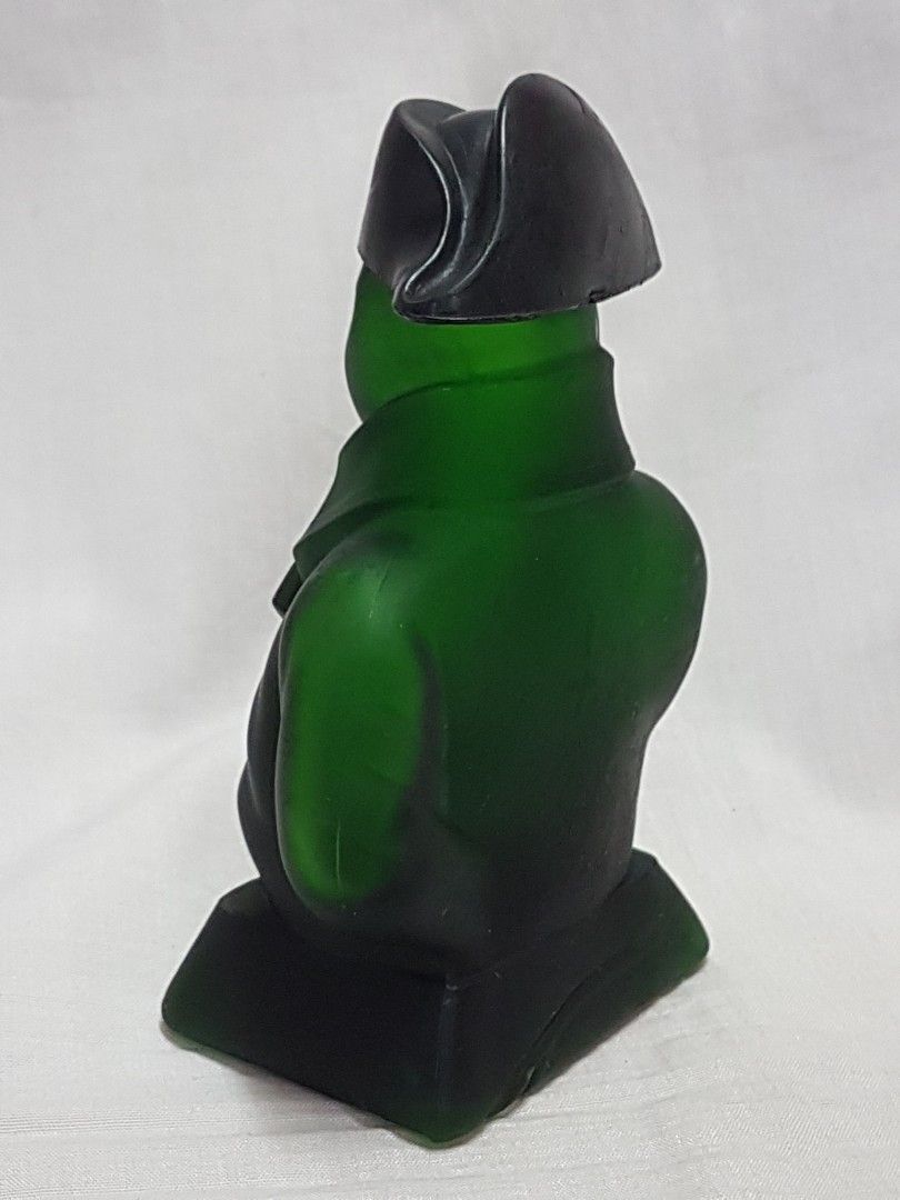 Courvoisier The Brandy Of Napoleon Miniature Glass Decanter Green ...