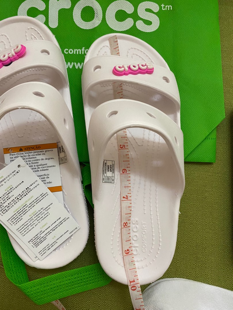 Crocs Classic two straps, Women's Fashion, Footwear, Slippers and ...