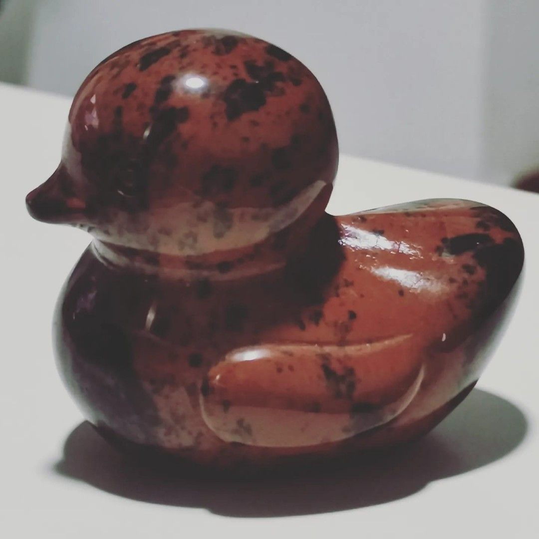 Crystal stone Duck, Furniture & Home Living, Home Decor, Other Home ...
