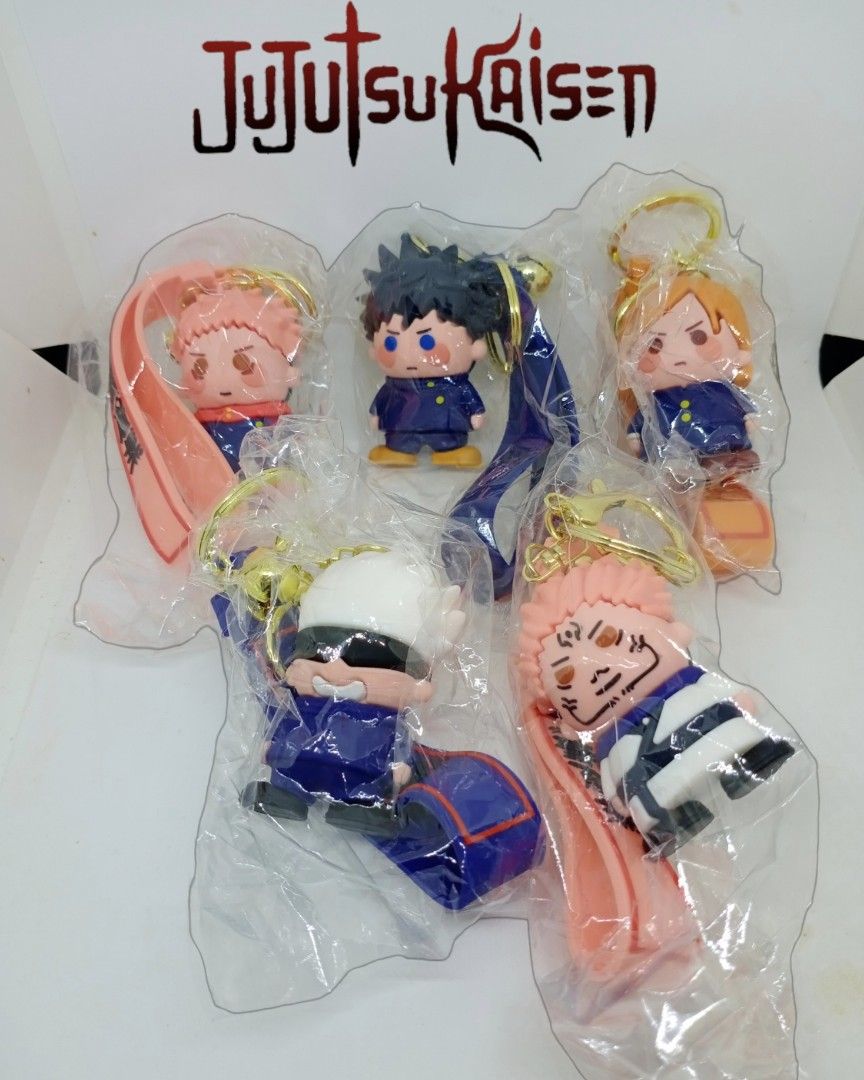 CUTE CHIBI ANIME KEYCHAIN (JUJUTSU KAISEN, DEMON SLAYER & SPY X FAMILY ...