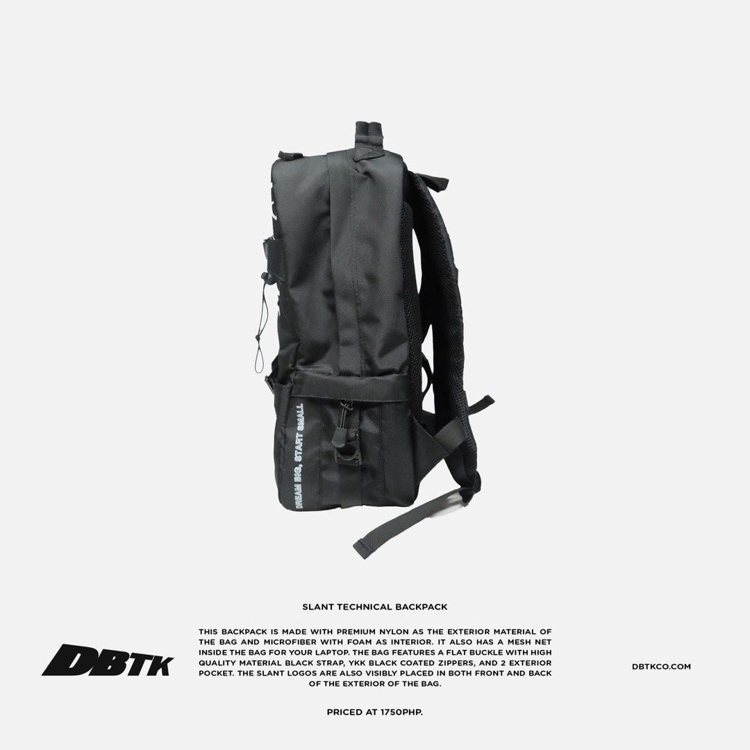 DBTK Slant Technical Backpack, Men's Fashion, Bags, Backpacks on Carousell