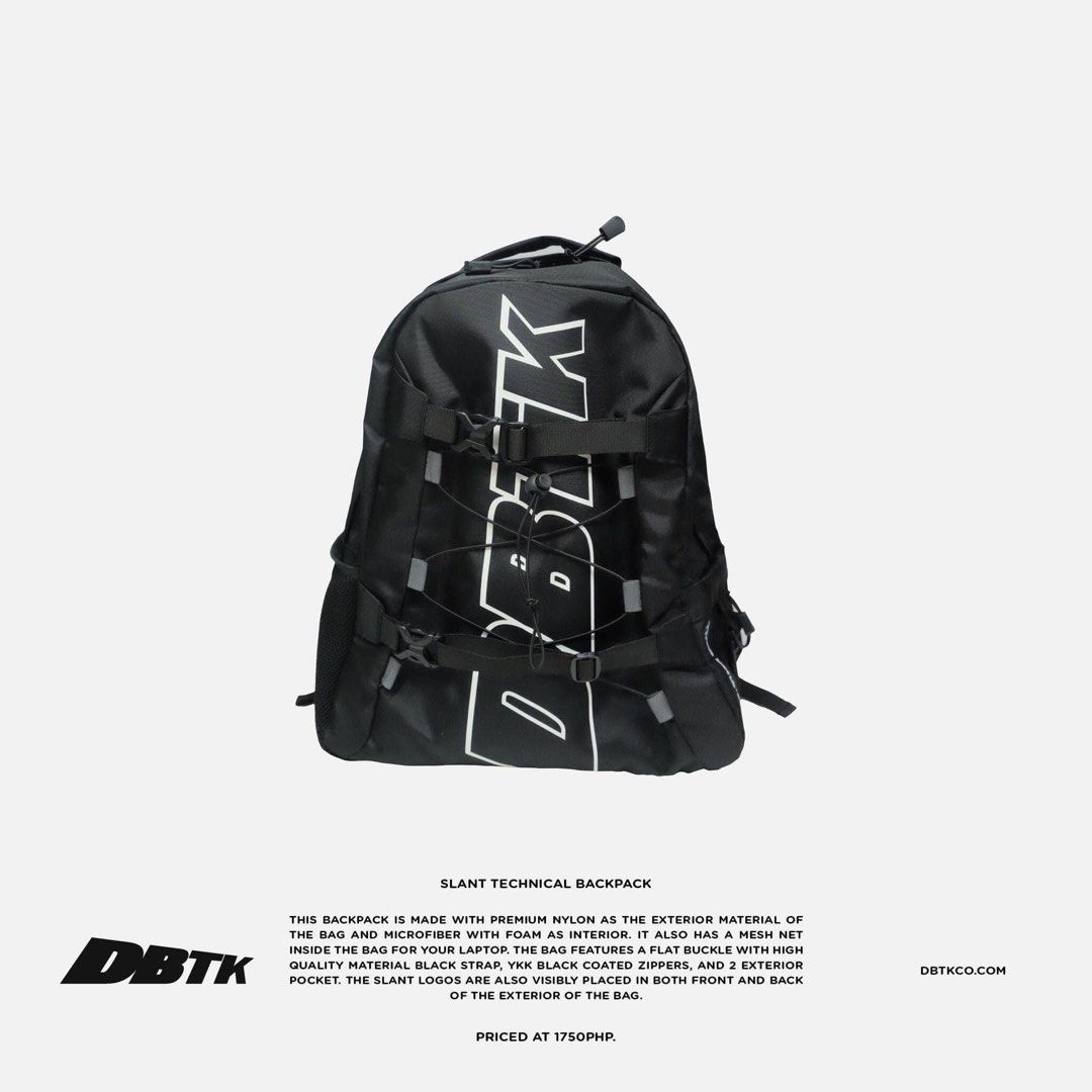 DBTK Slant Technical Backpack, Men's Fashion, Bags, Backpacks on Carousell