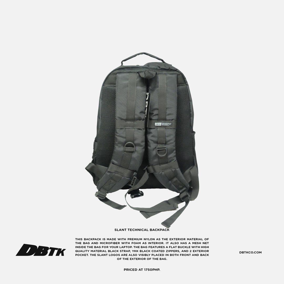 DBTK Slant Technical Backpack, Men's Fashion, Bags, Backpacks on Carousell