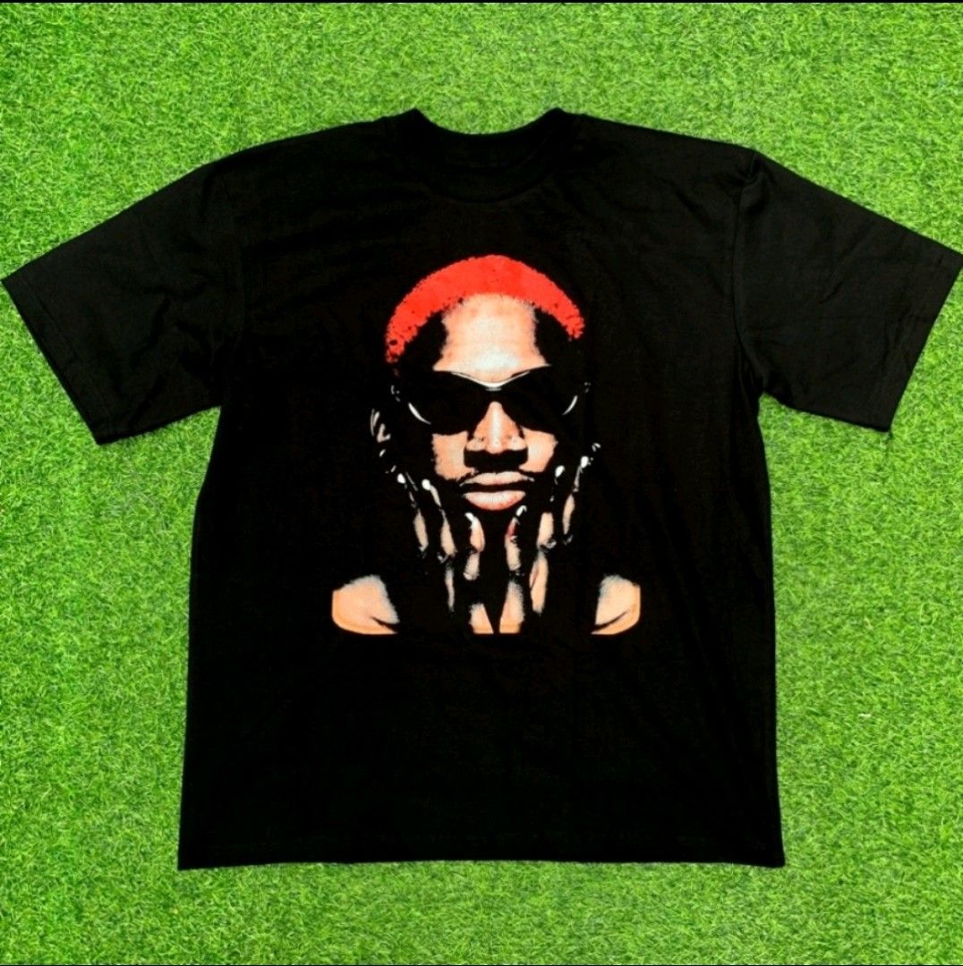 Dennis Rodman Vintage Rap Bootleg Oversized Shirt Tee, Men's Fashion ...