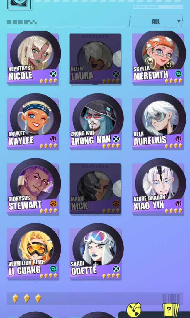 Dislyte Legendary Shimmer collection, 300+ speed Unas, Resources to ...