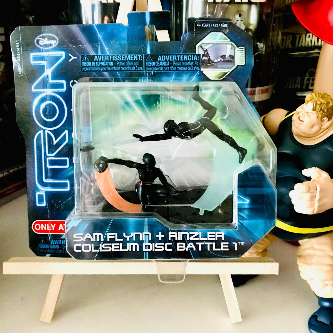 DISNEY TRON LEGACY SAM FLYNN + RINZLER COLISEUM DISC BATTLE 1, Hobbies ...