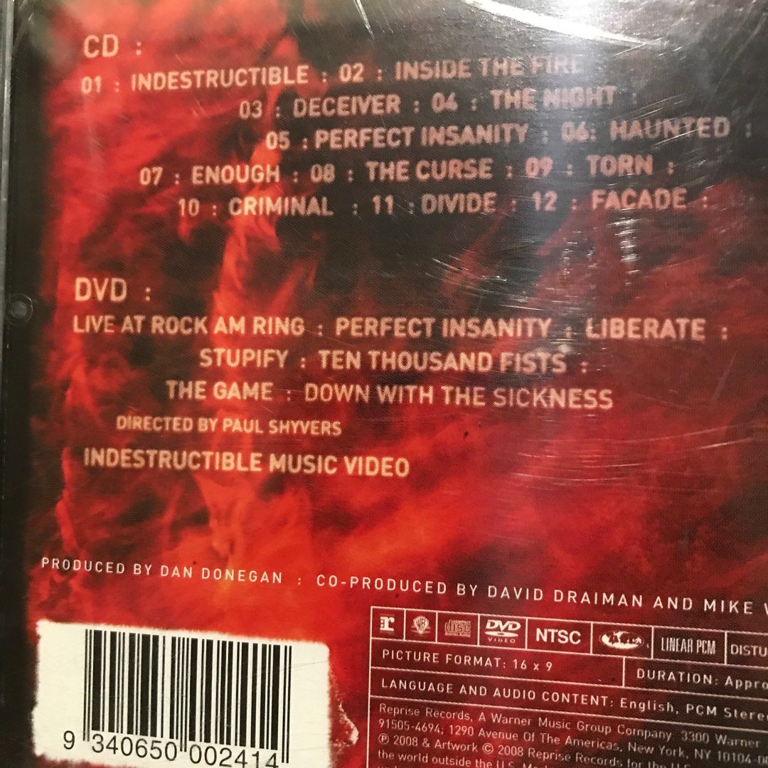 Disturbed CD + DVD (Box Aus), Hobbies & Toys, Music & Media, CDs & DVDs ...