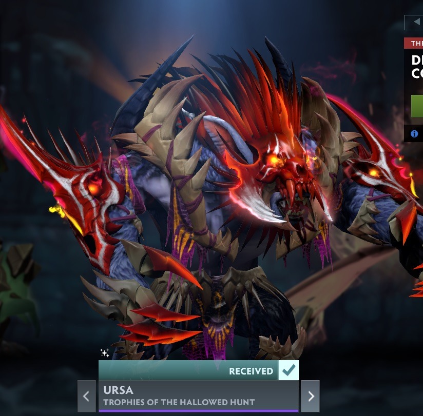 Dota 2 Collector's Cache 2022 Ursa, Video Gaming, Video Games, Others ...