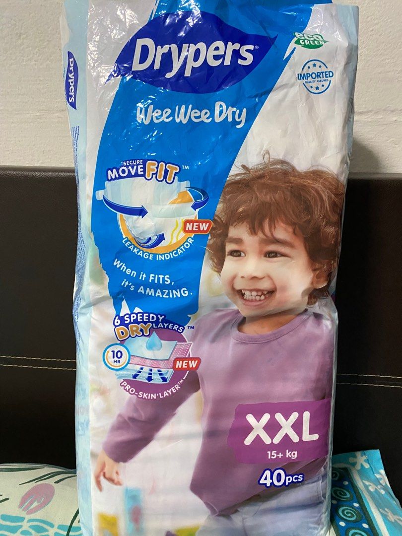 Drypers Wee Wee Dry, Babies & Kids, Bathing & Changing, Diapers & Baby ...