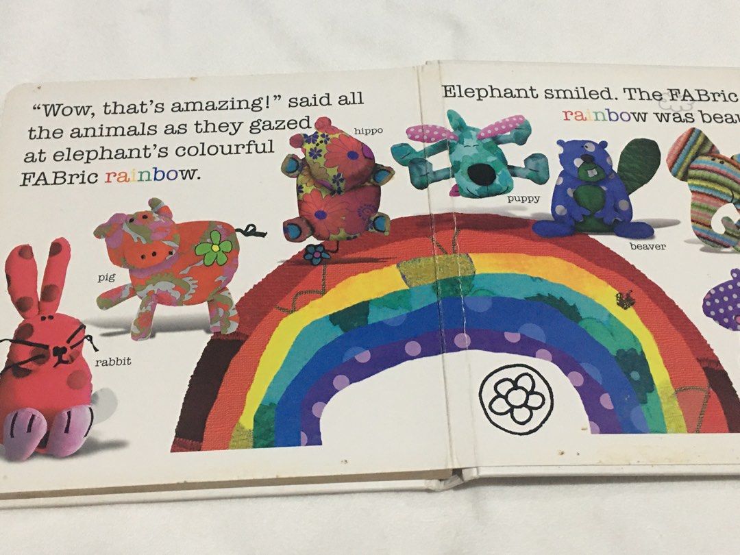 Elephant Makes A Rainbow Children's Book + Toy, Hobbies & Toys, Books ...