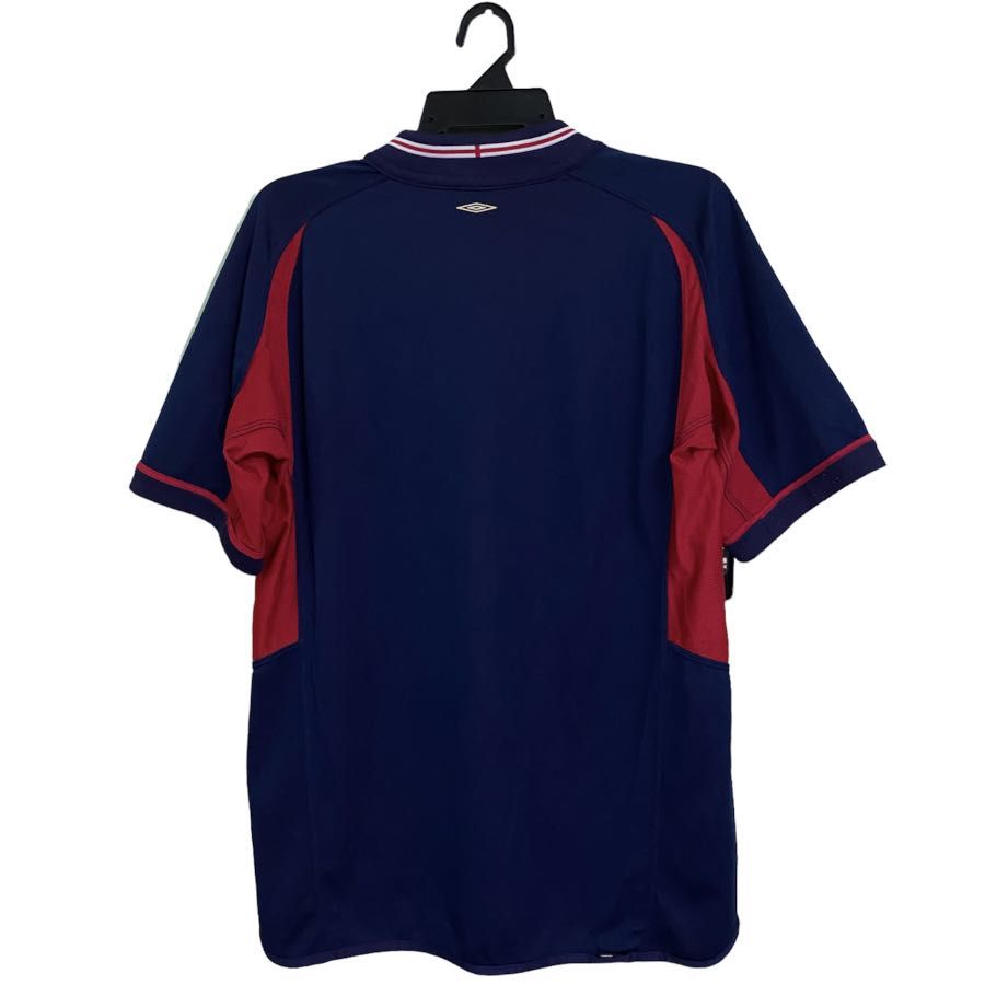 England 2002/2003/2004 Away Reversible Jersey Kit Retro Jersi, Men's ...