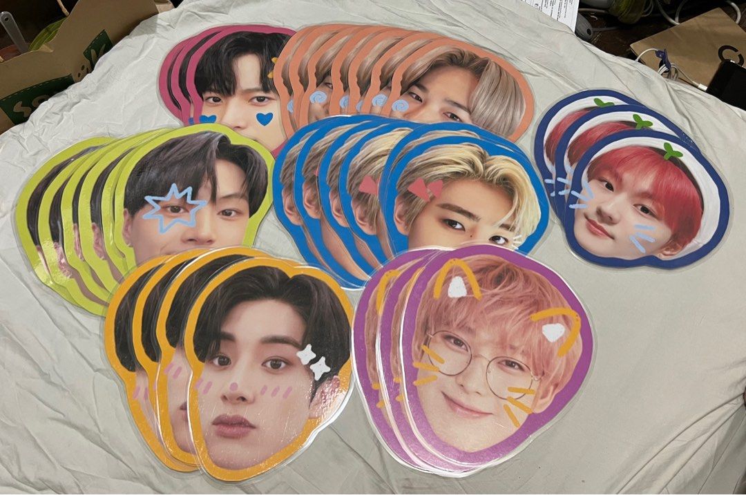 Enhypen Bubble Head Fan and Mini Handfans, Hobbies & Toys, Stationary ...