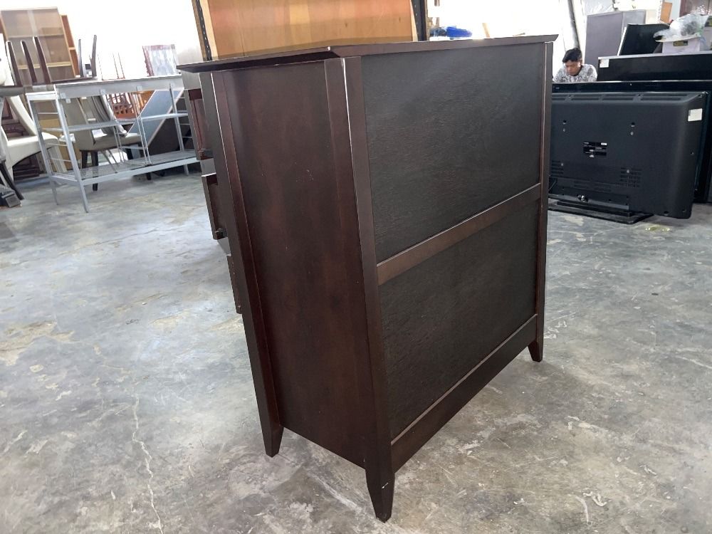 (F20046002) Rubber Wood 4 Tier Chest of Drawer / Peti Laci 4 Tingkat ...