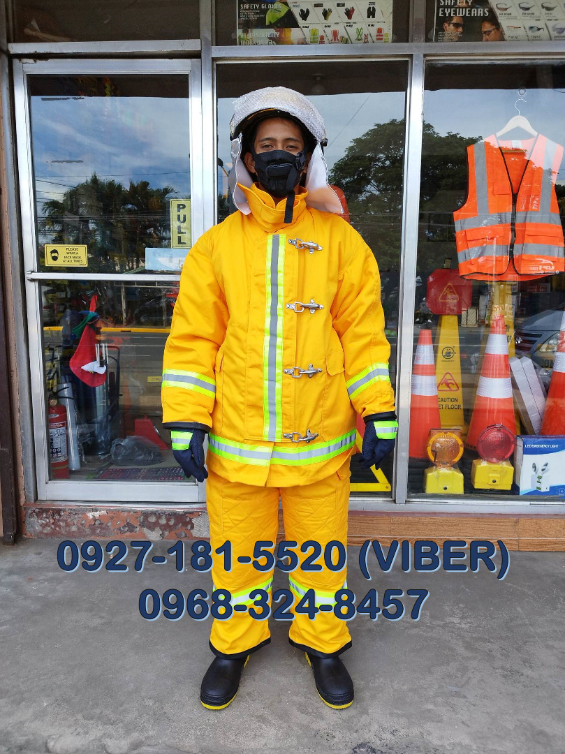 fireman suit set yellow, Men's Fashion, Coats, Jackets and Outerwear on ...