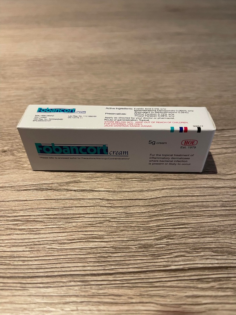 Fobancort Cream 5g RRP $10, Health & Nutrition, Medical Supplies ...