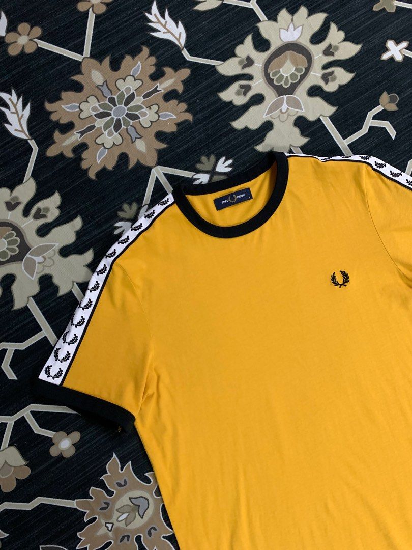 Fred perry side tape, Men's Fashion, Tops & Sets, Tshirts & Polo Shirts ...
