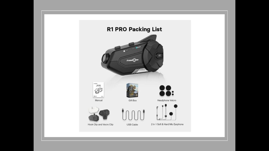 Freedconn R1 Pro 2k Video Recording Bluetooth - Multi Brand Connection ...