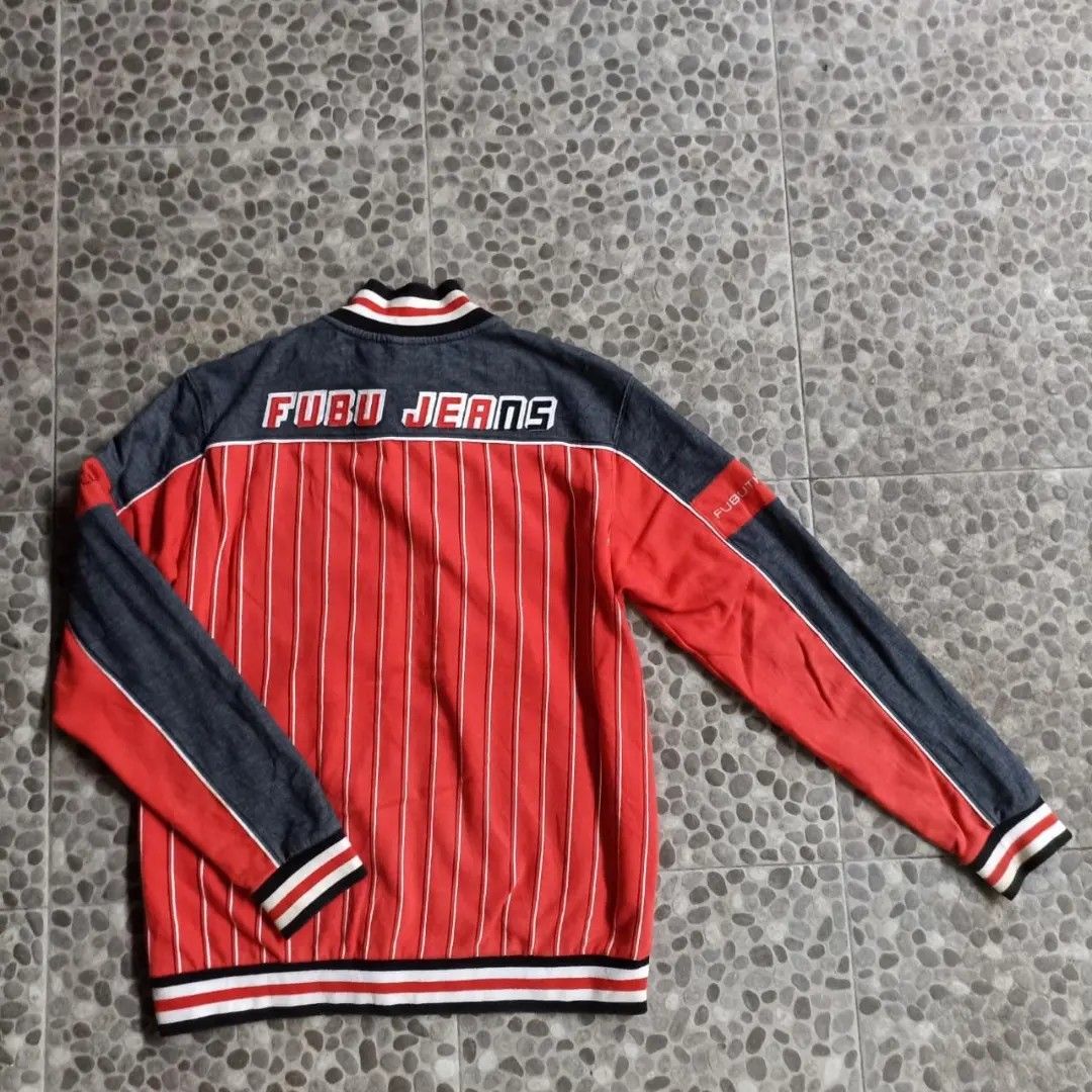 FUBU VARSITY JACKET ORIGINAL SECOND HIPHOP VINTAGE EAST COAST TUPAC ...