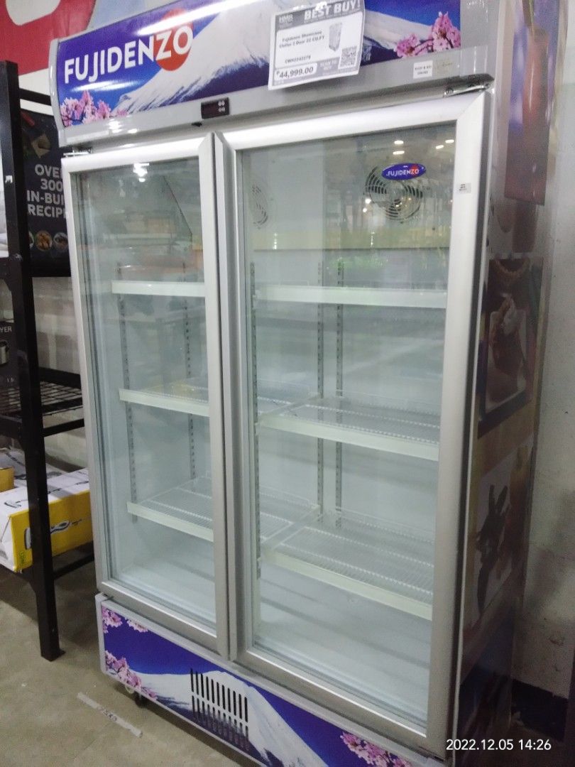 Fujidenzo showcase chiller 2 door 22.cu ft 220V Mode of payment Cash ...
