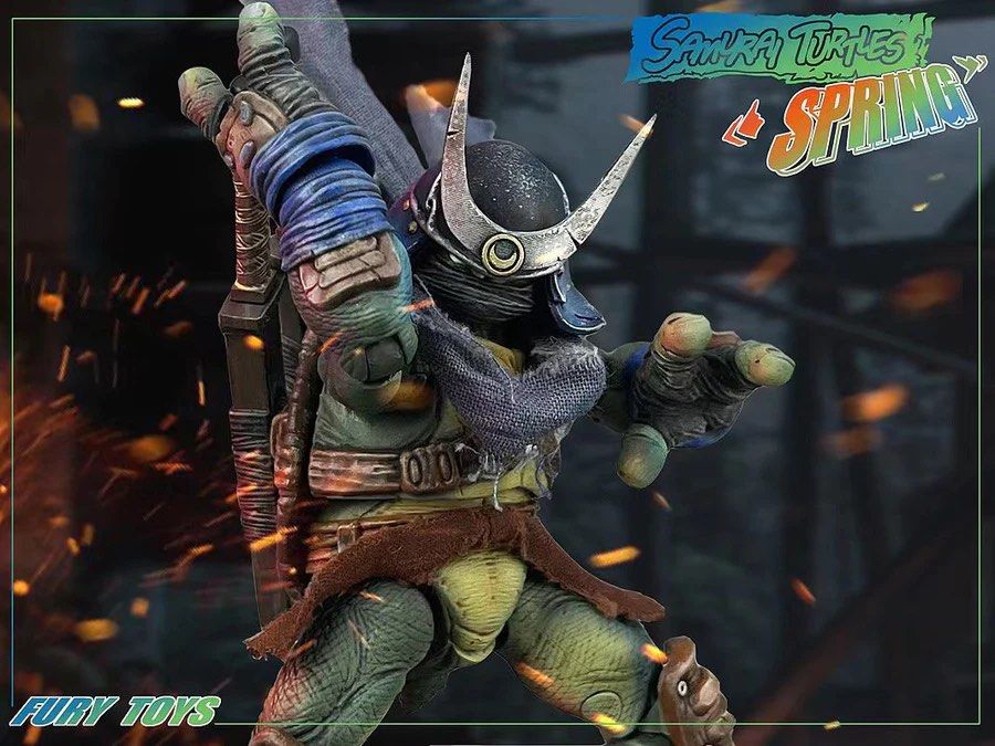 Fury Toys 1/12 Samurai Turtles Wave 1 Assassin Spring Leo, Hobbies ...