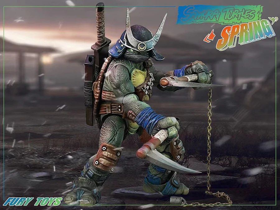 Fury Toys 1/12 Samurai Turtles Wave 1 Assassin Spring Leo, Hobbies ...