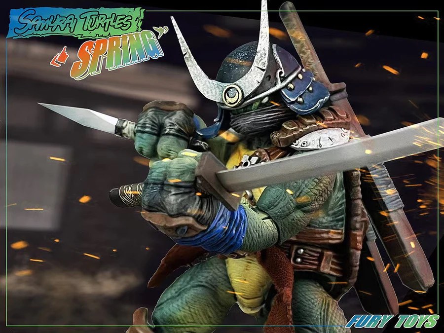 Fury Toys 1/12 Samurai Turtles Wave 1 Assassin Spring Leo, Hobbies ...