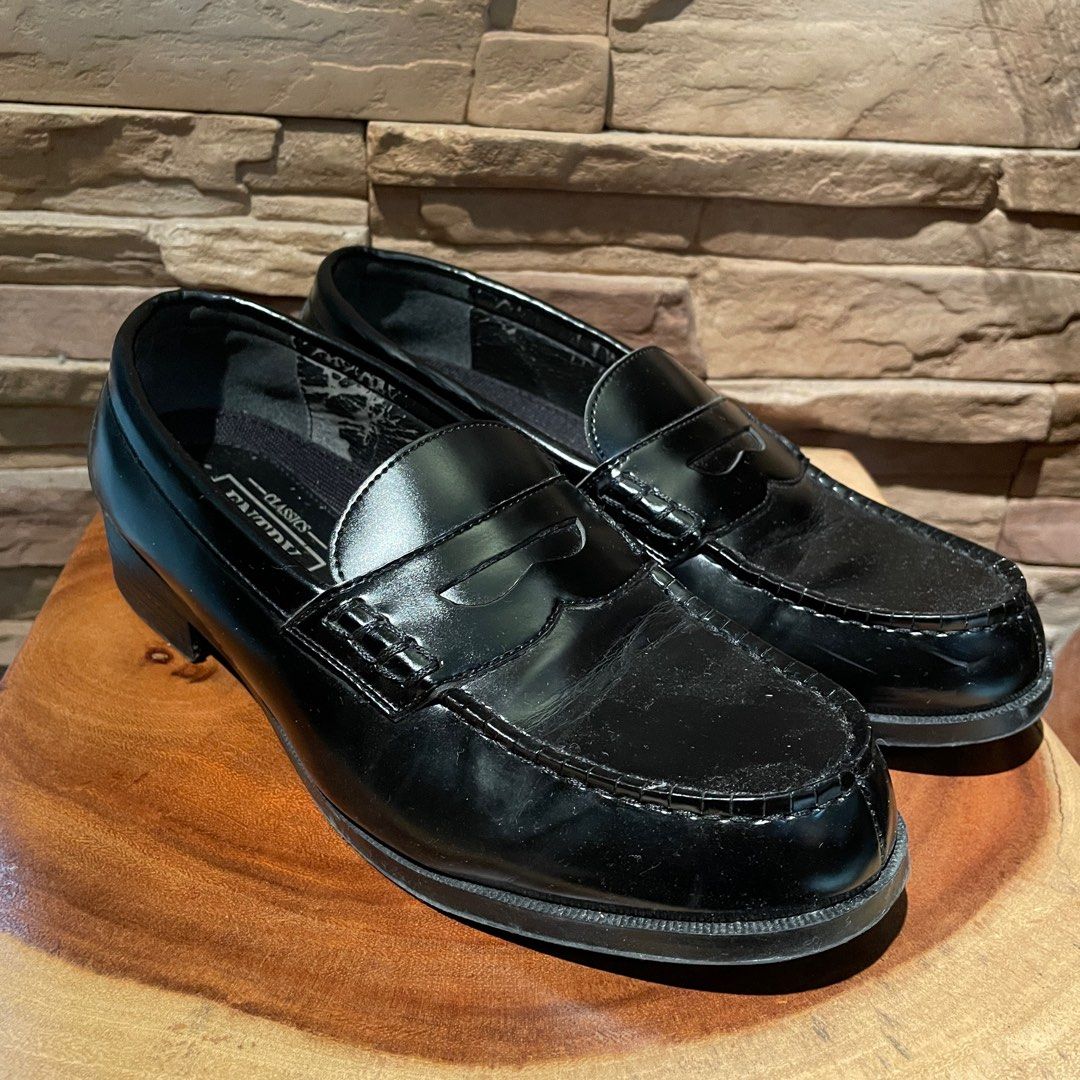 G. T. HAWKINS Black Penny Loafers, Women's Fashion, Footwear, Loafers ...