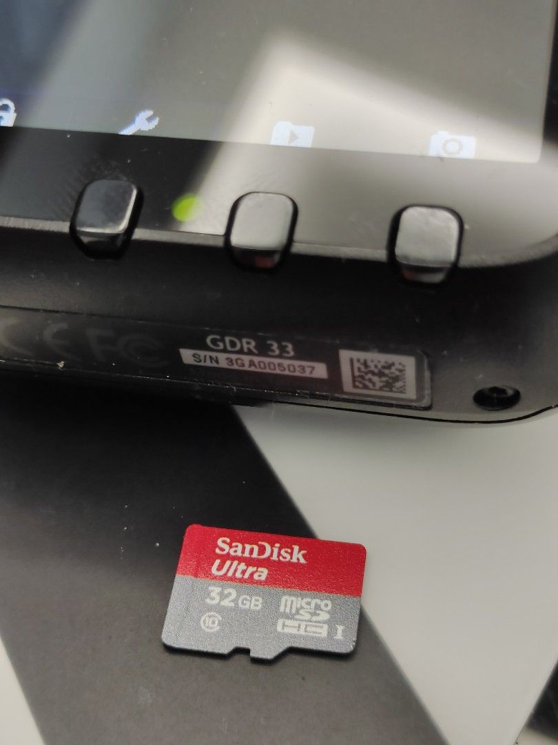 Garmin GDR33 Dashcam + MicroSD Card, Car Accessories, Accessories on ...