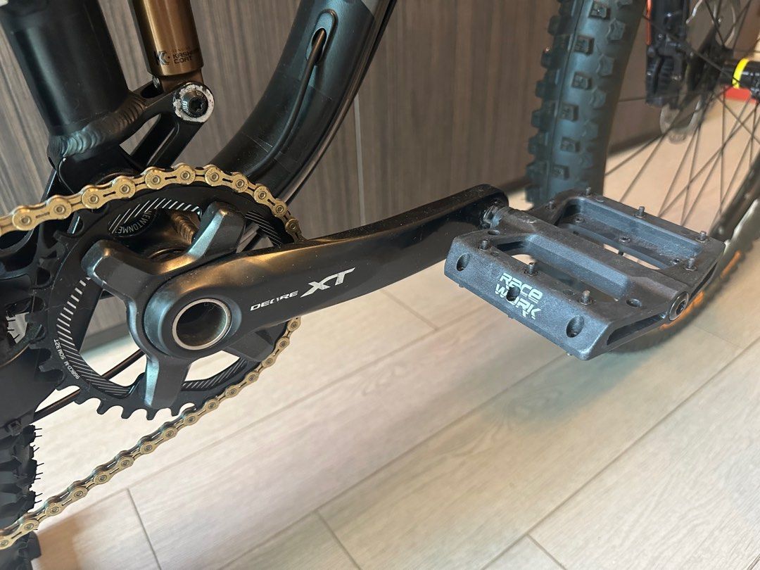 Ghost MTB full sus new parts fox continental Shimano xtr XT mavic rim ...