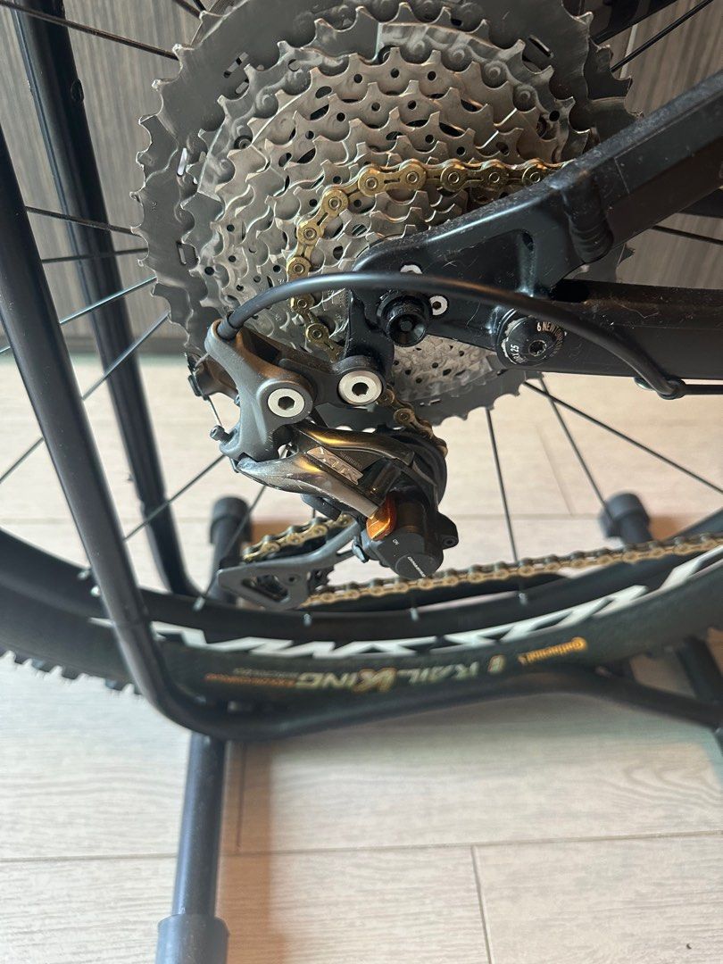 Ghost MTB full sus new parts fox continental Shimano xtr XT mavic rim ...