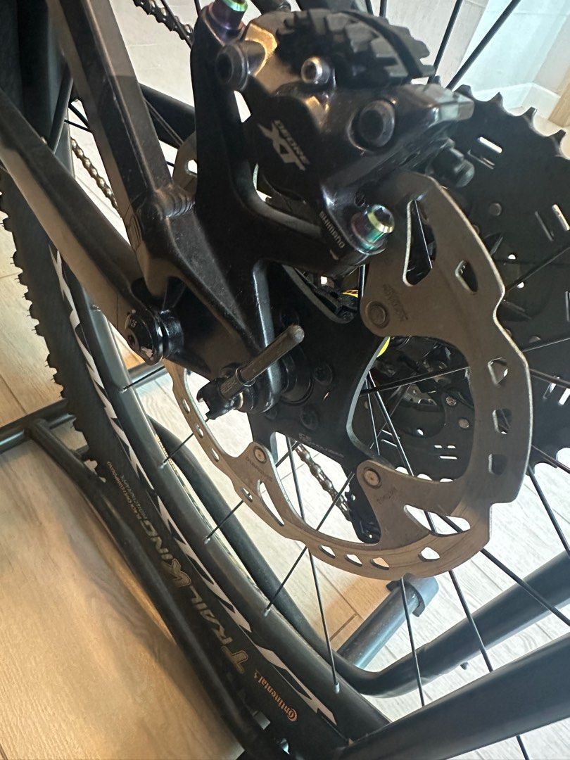 Ghost MTB full sus new parts fox continental Shimano xtr XT mavic rim ...