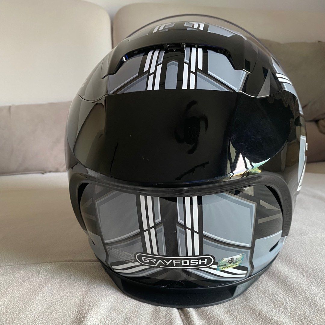 Grayfosh Helmet Full Face, Motorcycles, Motorcycle Accessories on Carousell