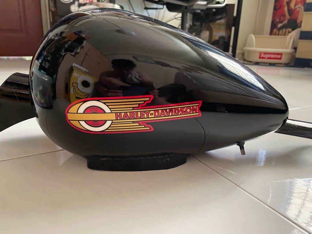 Harley Peanut Tank (7L) with retro design, Motorcycles, Motorcycle ...