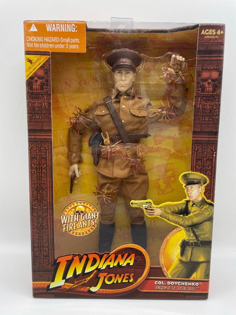 Hasbro Indiana Jones: Col Dovchenko (with Giant Fire Ants) 12" action ...