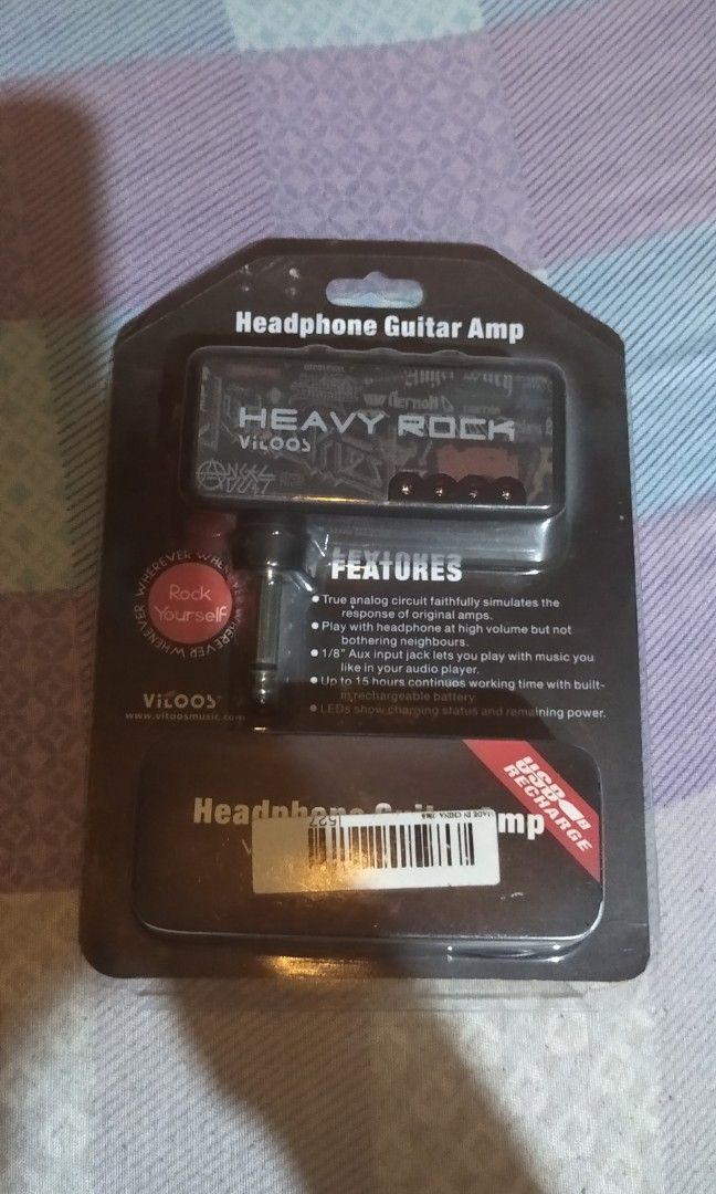 HEADPHONE GUITAR AMP (HEAVY ROCK VITOOS), Audio, Headphones & Headsets ...