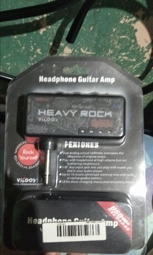 HEADPHONE GUITAR AMP (HEAVY ROCK VITOOS), Audio, Headphones & Headsets ...