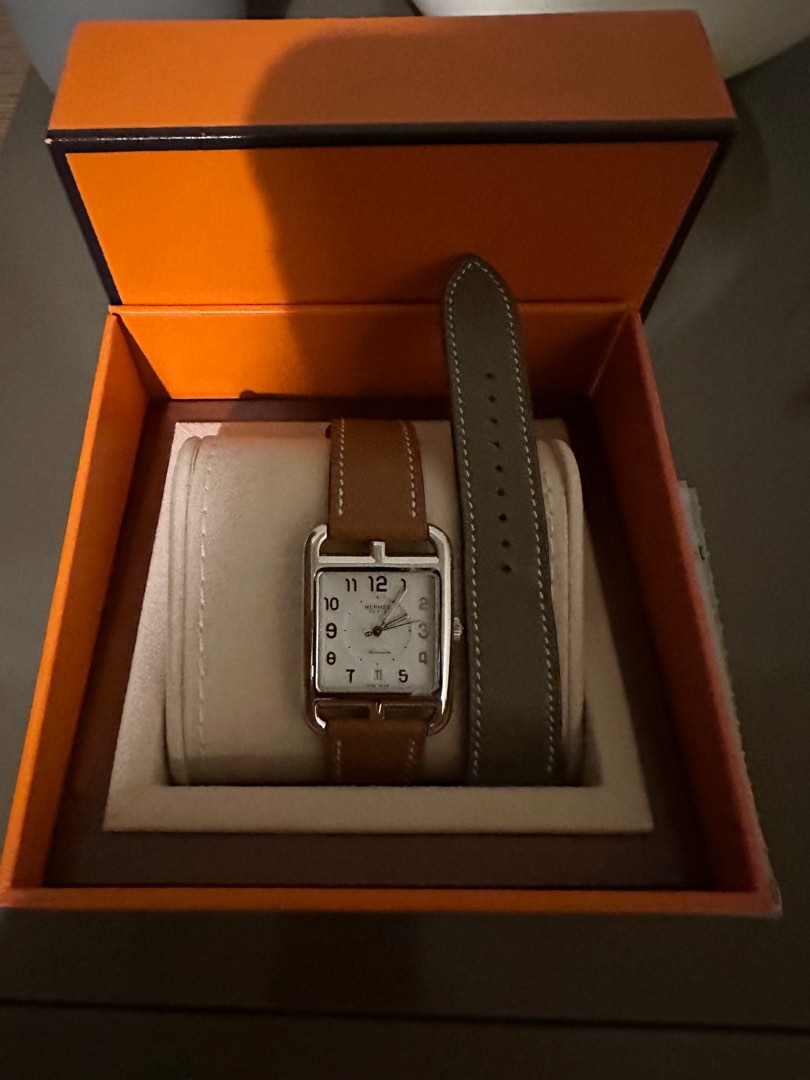 Hermes watch cape cod gm, Luxury, Watches on Carousell