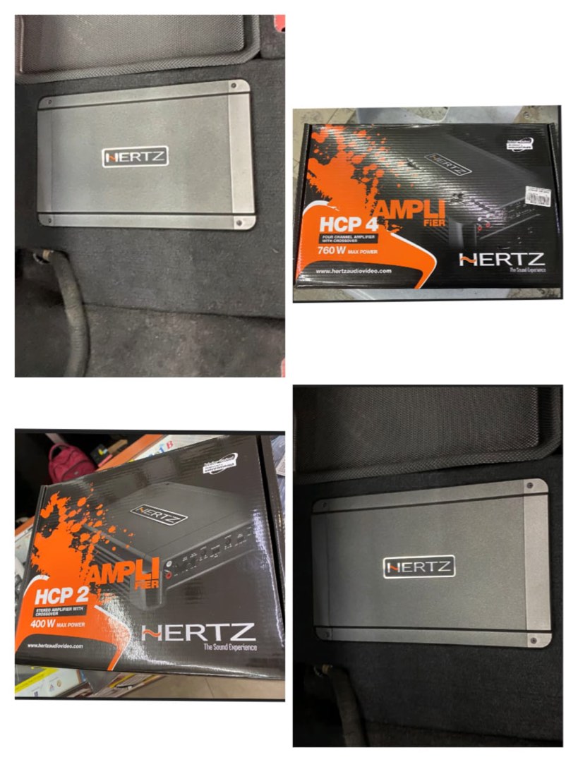 Hertz HCP 4 and HCP2 - Class AB, Audio, Soundbars, Speakers & Amplifiers on Carousell