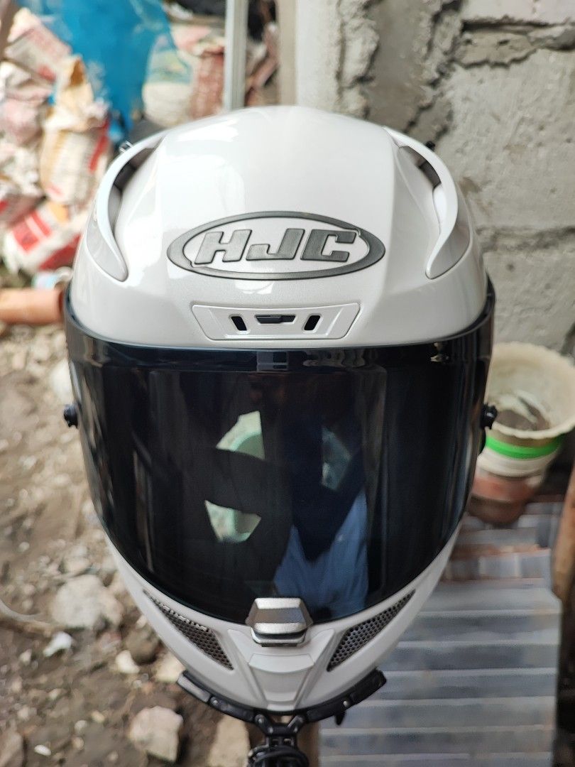 HJC RPHA 11 PEARL WHITE LARGW, Motorbikes, Motorbike Parts ...