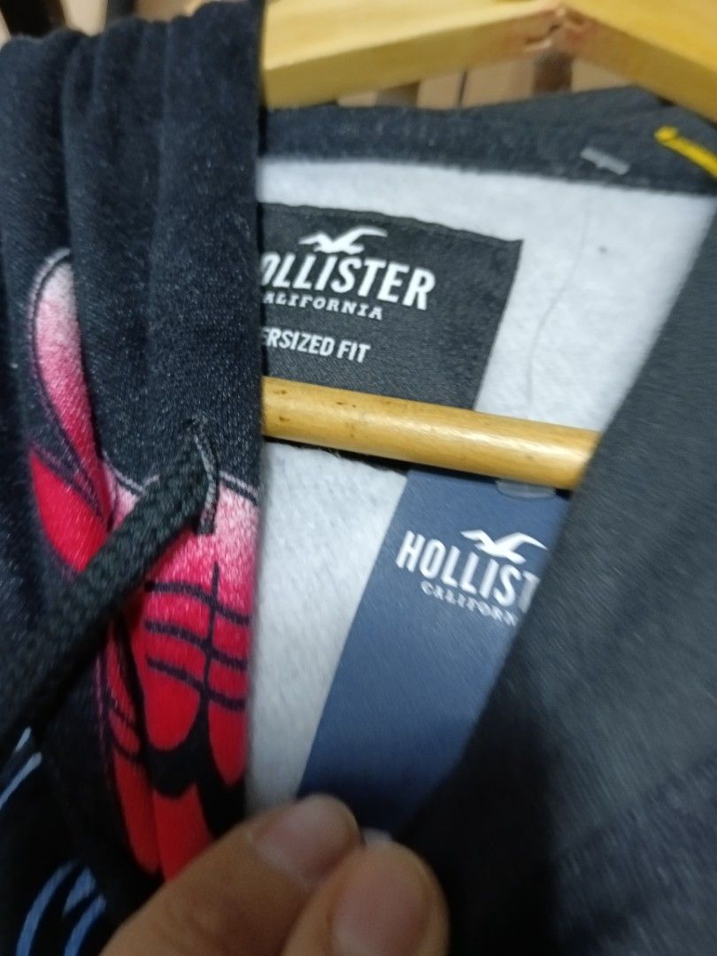 hollister nba collab, Men's Fashion, Tops & Sets, Hoodies on Carousell