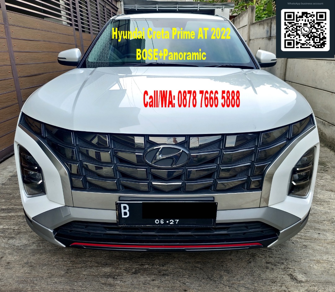 Hyundai Creta Prime 1.5 AT 2022 Putih White Panoramic (Tipe TerTinggi ...