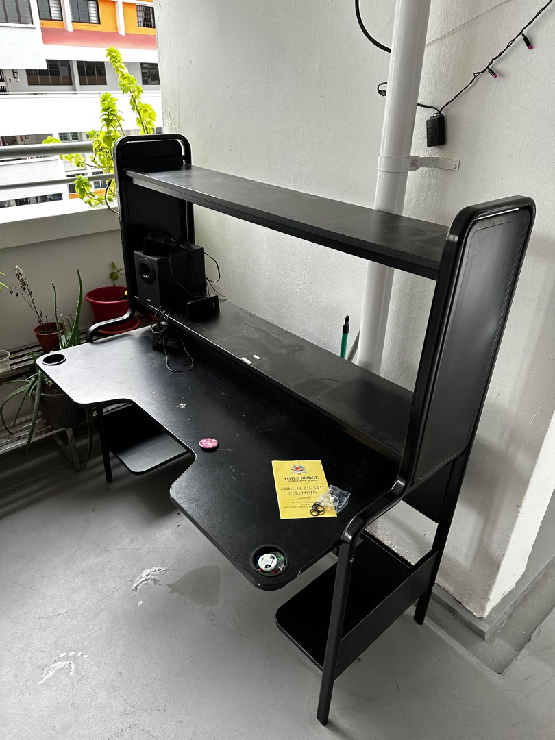 IKEA computer table, Furniture & Home Living, Furniture, Tables & Sets ...