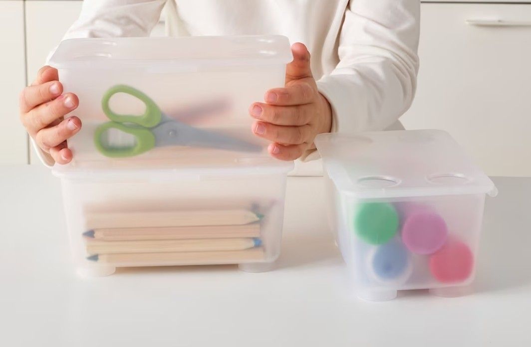 Ikea Glis box with lid ( 9 pieces), Furniture & Home Living, Home ...