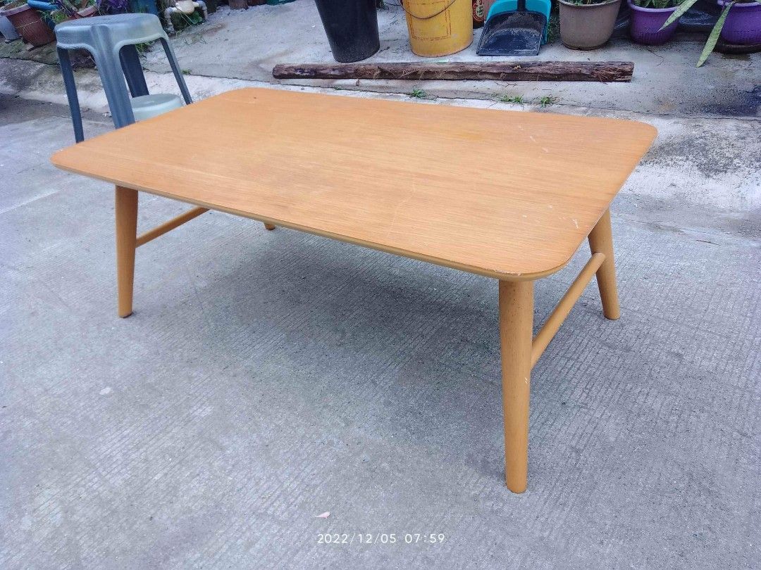 Japan surplus, Solid wood folding center table 2,500,,, Furniture ...