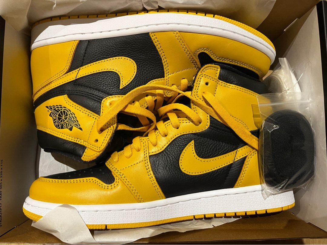 Jordan 1 high - Pollen, Men's Fashion, Footwear, Sneakers on Carousell
