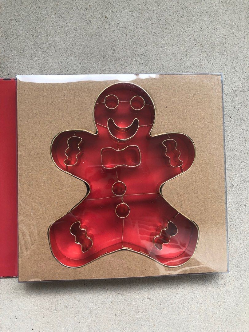 Jumbo Gingerbread man cookie cutter, Furniture & Home Living ...