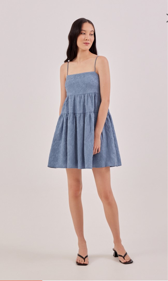 Kivia Textured Mini Dress, Women's Fashion, Dresses & Sets, Dresses on ...