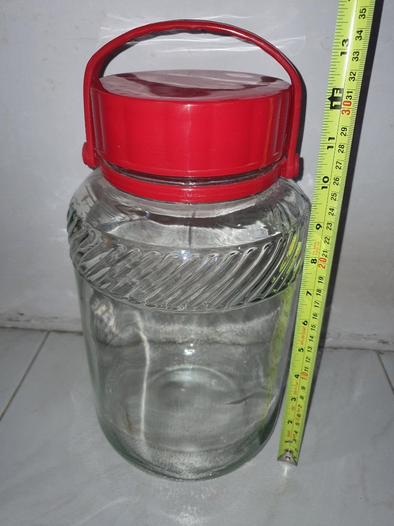 Kombucha Fermentation Glass Jar/Food Storage Container (5 Litre ...