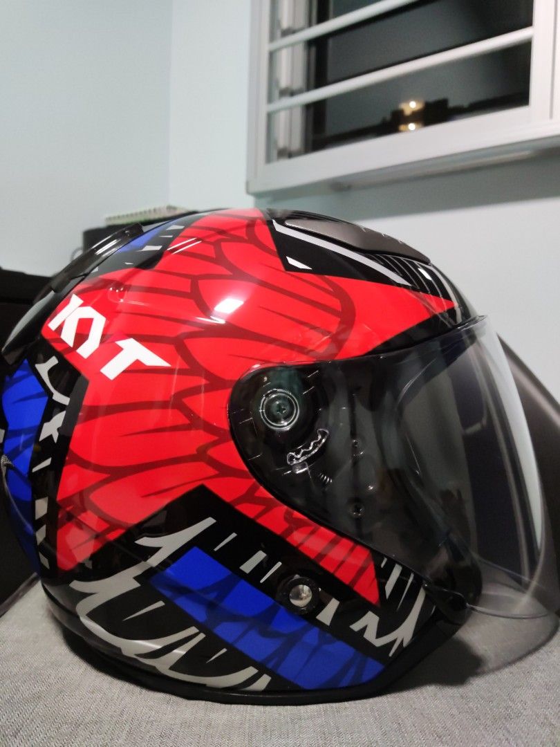 Kyt Helmet Hellcat Star, Motorcycles, Motorcycle Accessories on Carousell