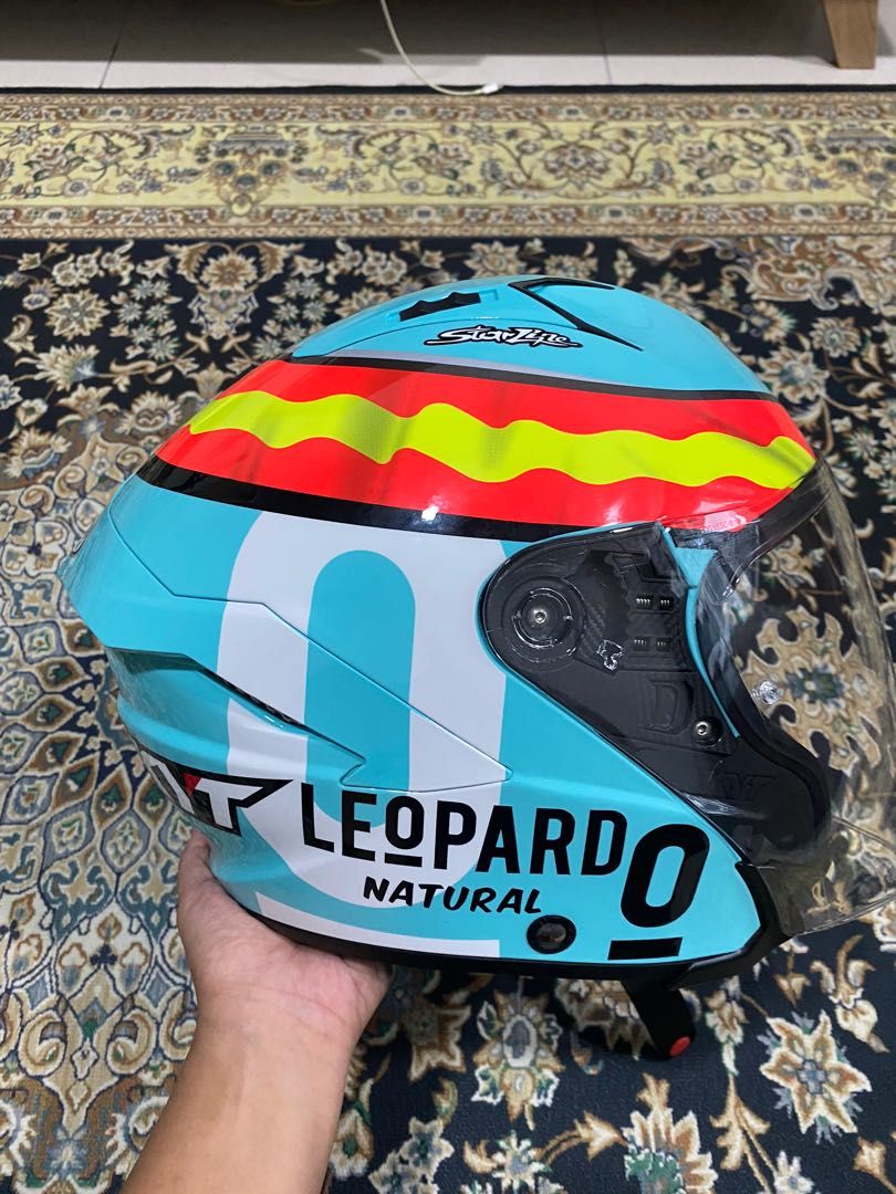 KYT HELMET LEOPARD, Auto Accessories on Carousell